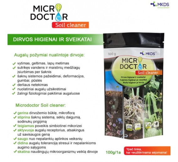 Priemonė dirvos būklės gerinimui Micro doctor Soil cleaner 100 g ...